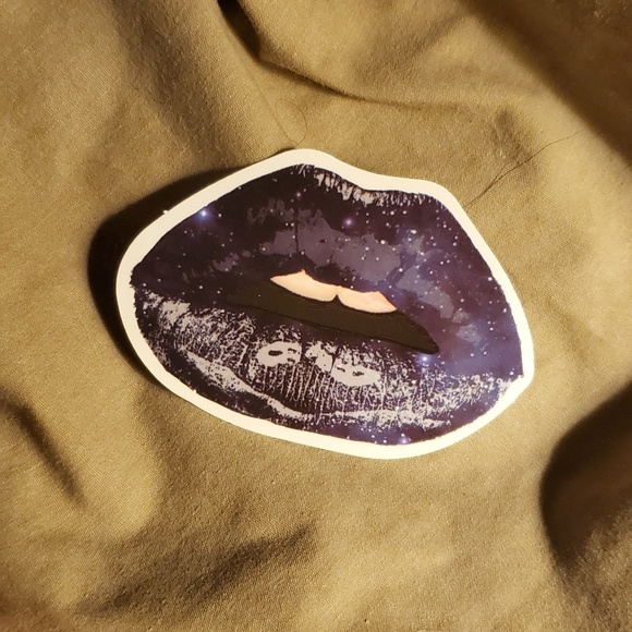 Other | Galaxy Lips Sticker | Poshmark